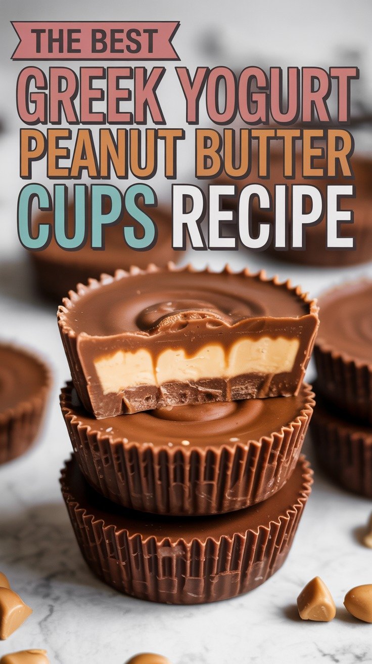 Greek Yogurt Peanut Butter Cups Recipe - Food Blasts