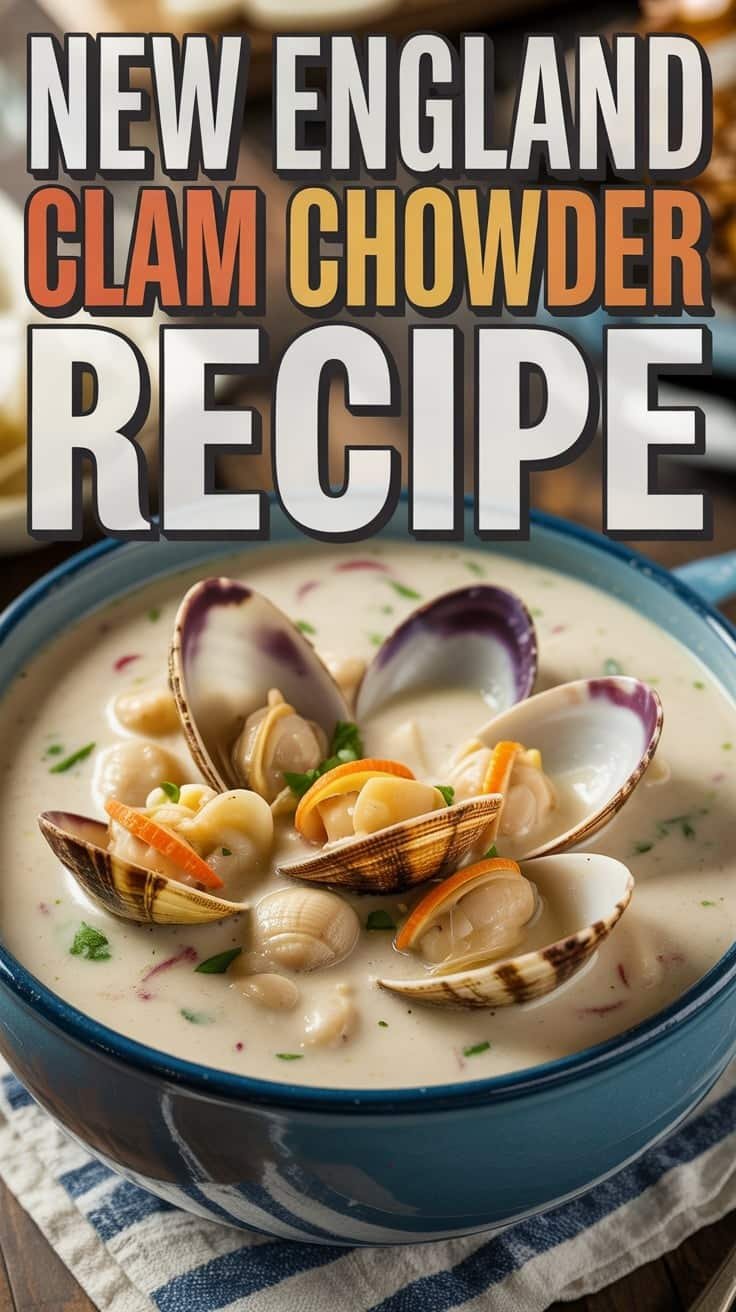 Classic New England Clam Chowder Recipe - Food Blasts