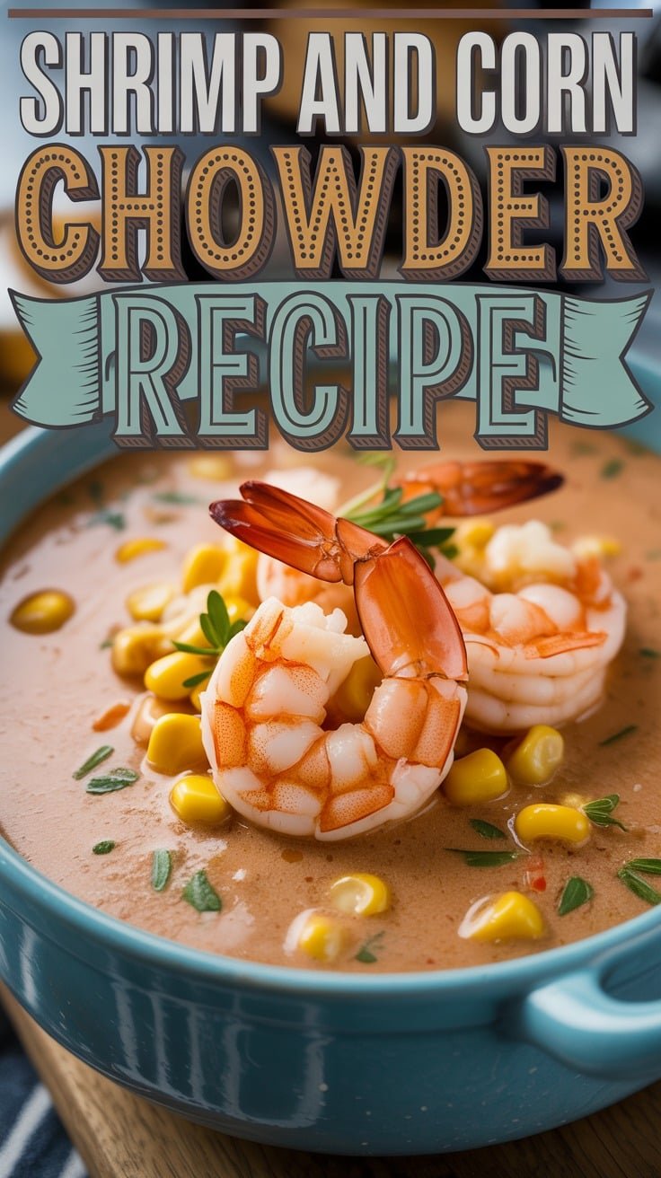 Creamy Shrimp and Corn Chowder Recipe - Food Blasts