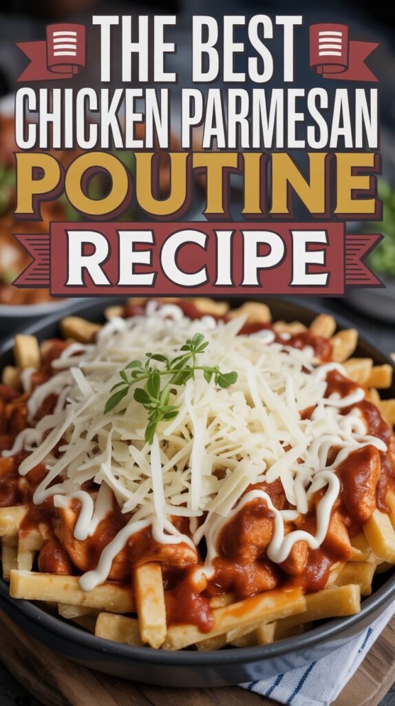 Savory Chicken Parmesan Poutine Recipe - Food Blasts