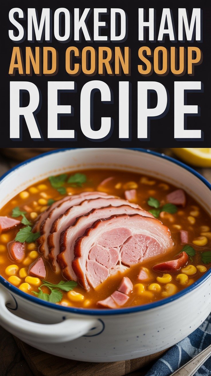 Savory Smoked Ham and Corn Soup Recipe - Food Blasts