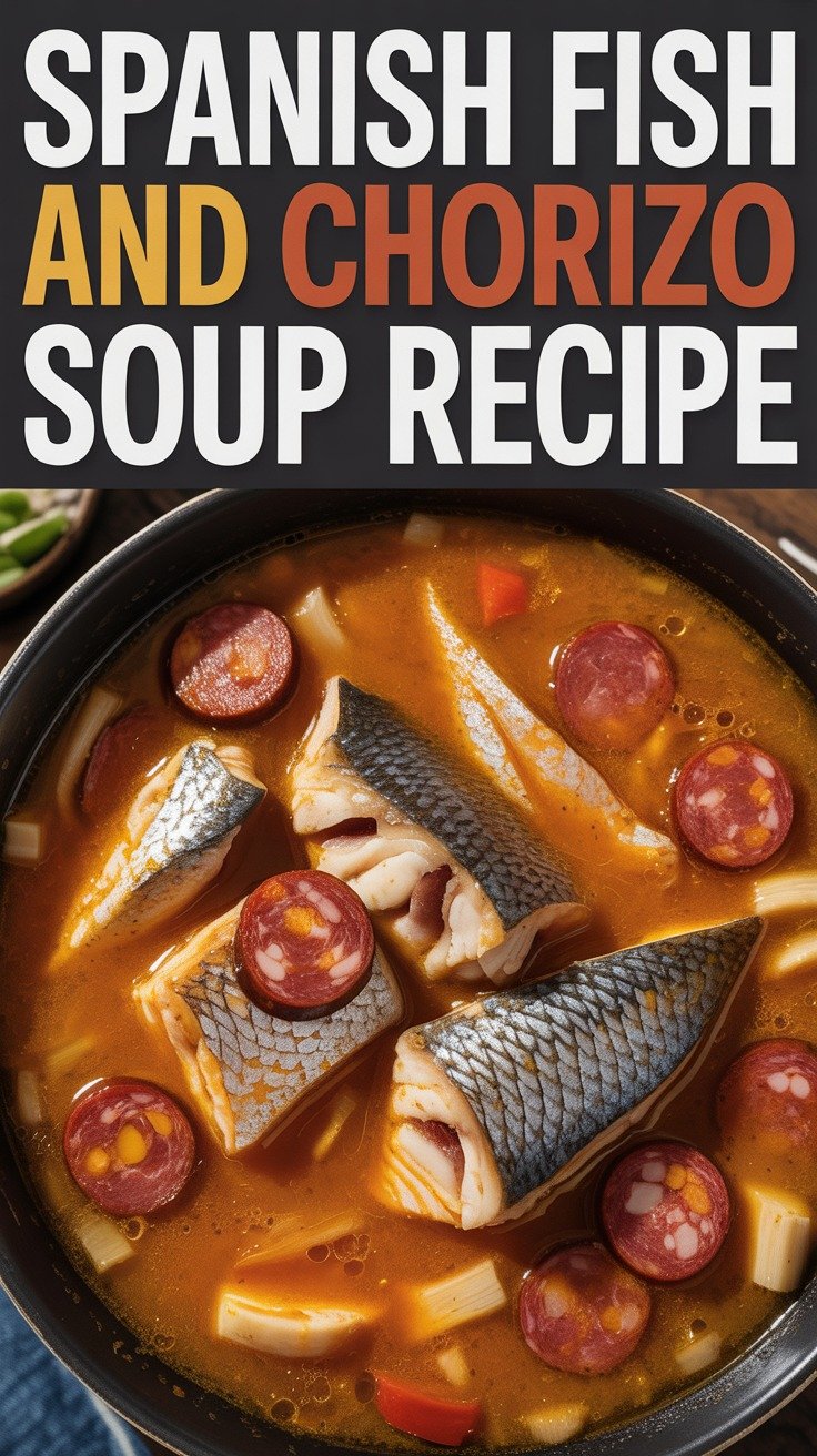 Spanish Fish and Chorizo Soup Recipe - Food Blasts