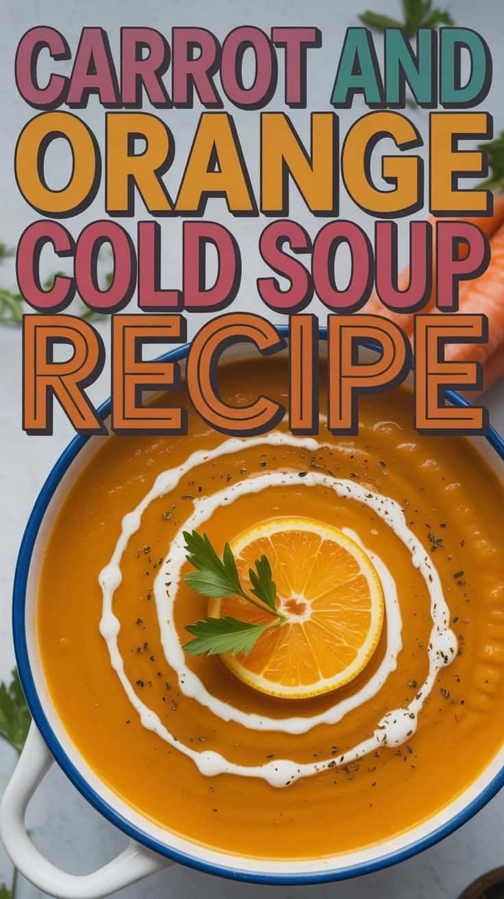 Refreshing Carrot and Orange Cold Soup Recipe - Food Blasts