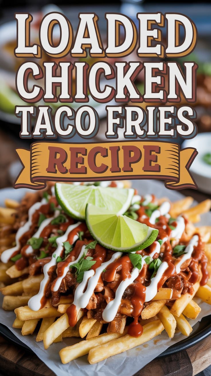 Loaded Chicken Taco Fries Delight - Food Blasts