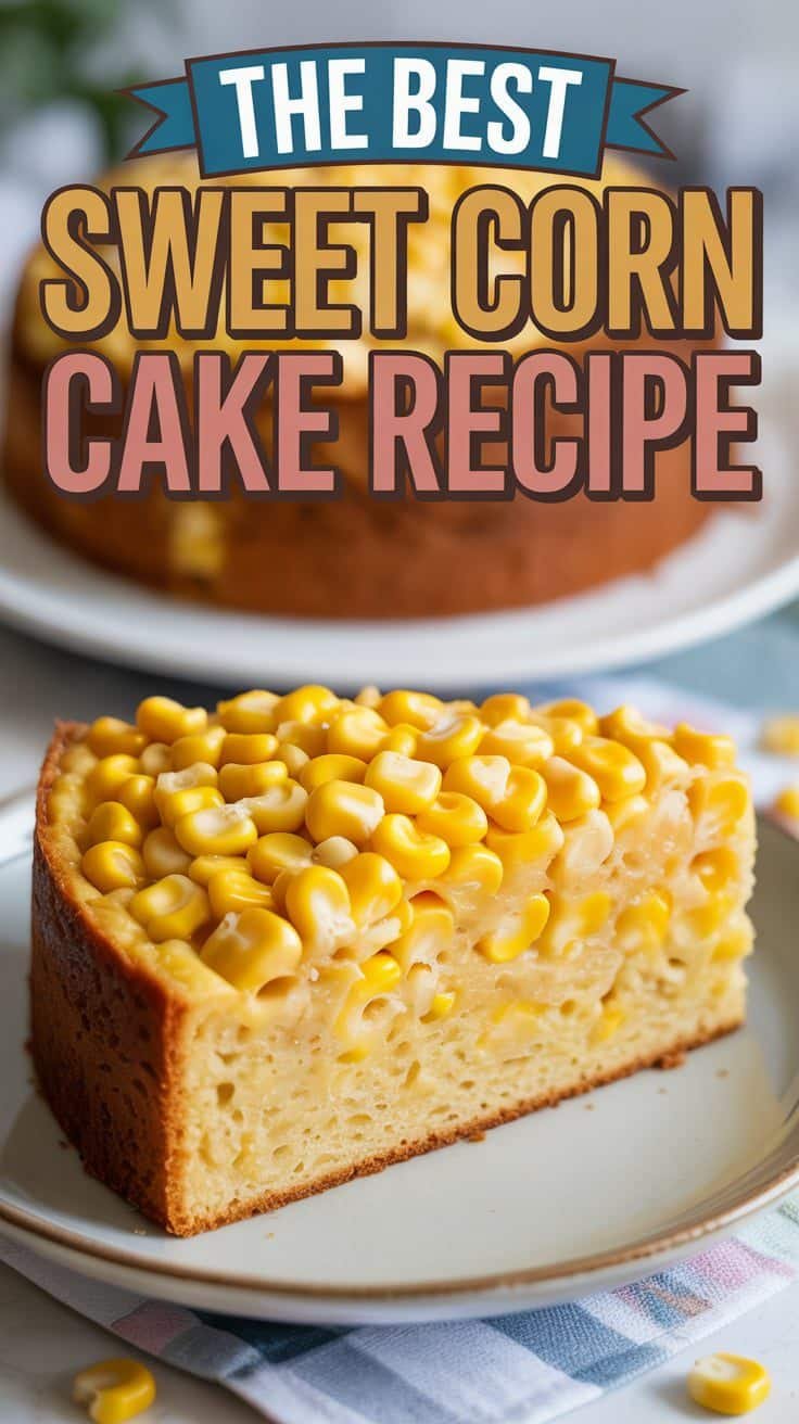 Delicious Sweet Corn Cake Recipe - Food Blasts