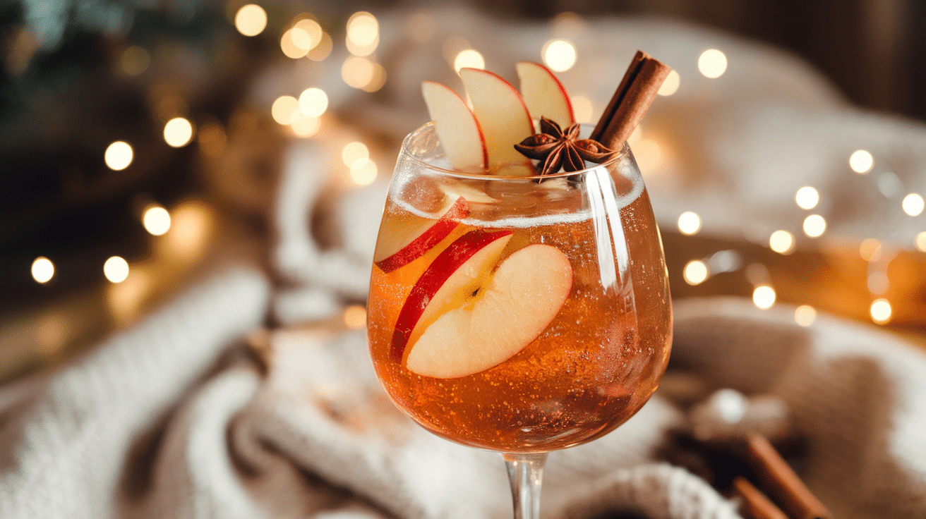 Festive Winter Spiced Spritz Recipe - Food Blasts