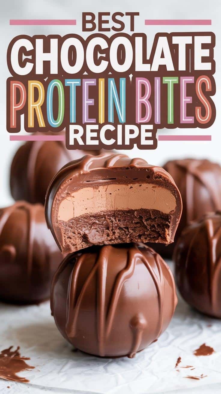 Decadent Chocolate Protein Bites Recipe - Food Blasts