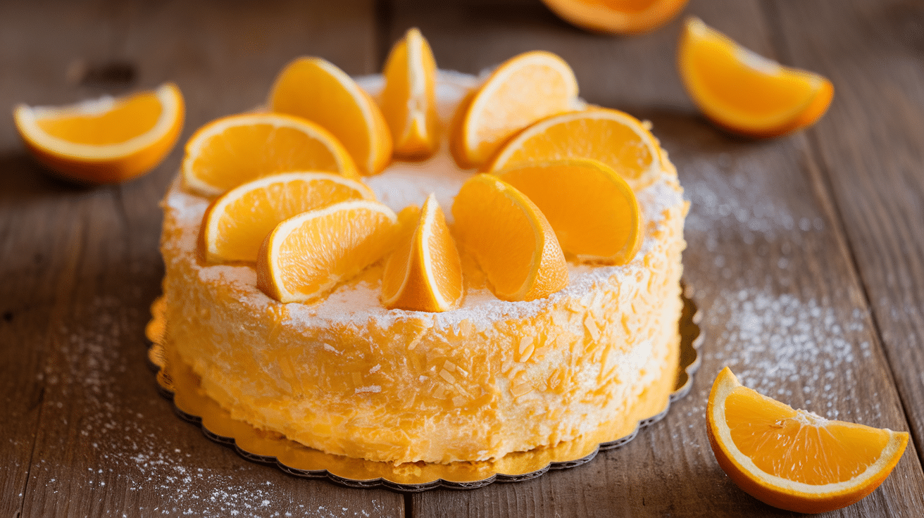 Moist Orange Slice Cake Recipe - Food Blasts