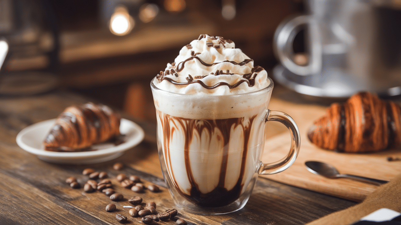 Creamy White Chocolate Mocha Recipe - Food Blasts