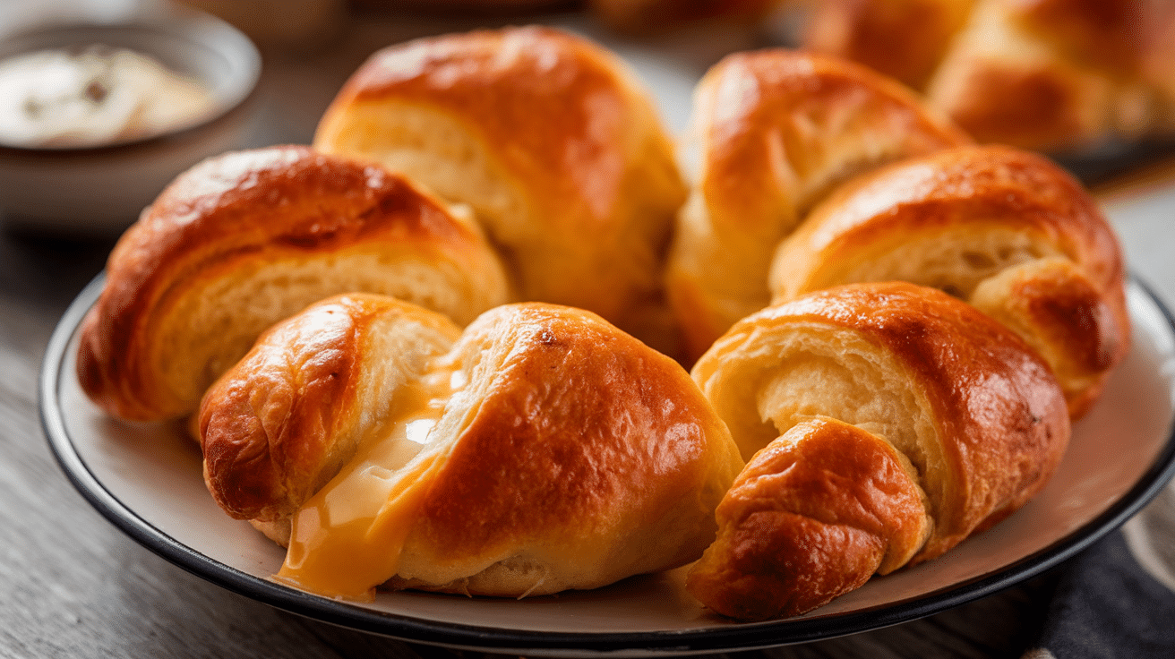 Savory Ham and Cheese Crescent Rolls Recipe - Food Blasts