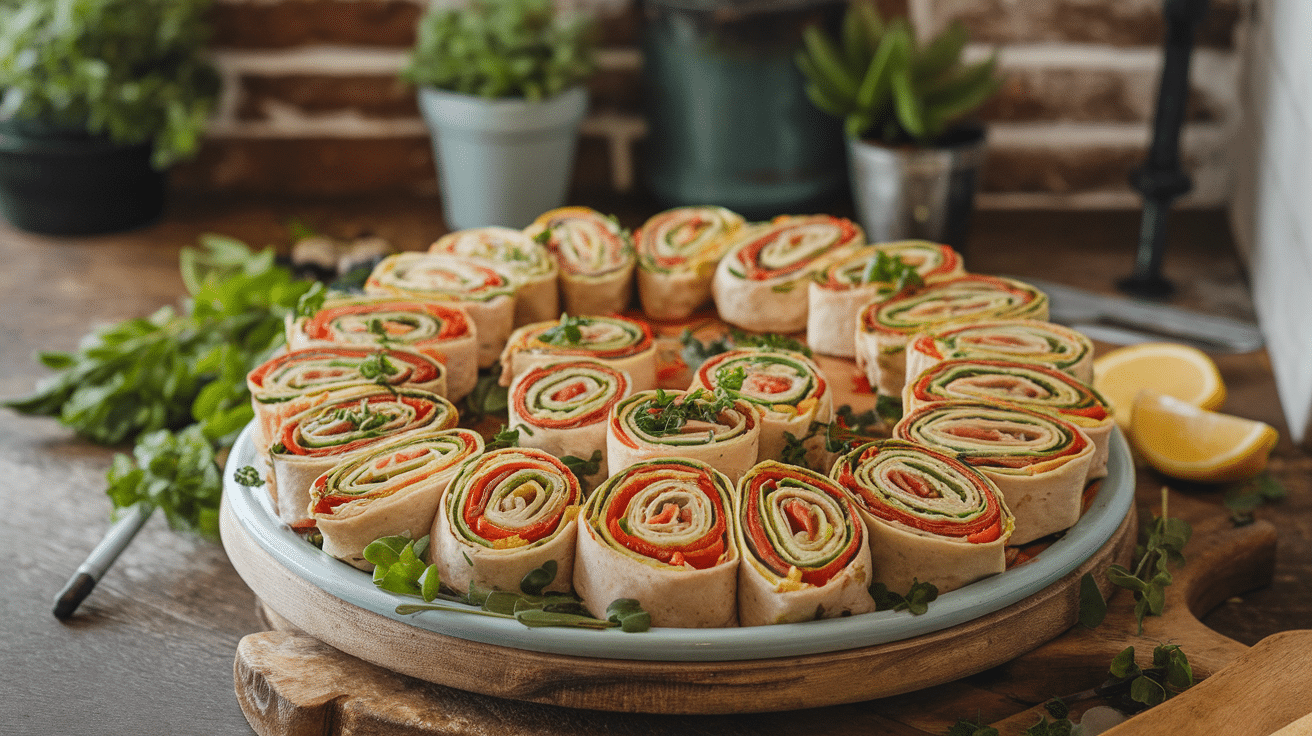 Savory Turkey Pinwheels Recipe - Food Blasts