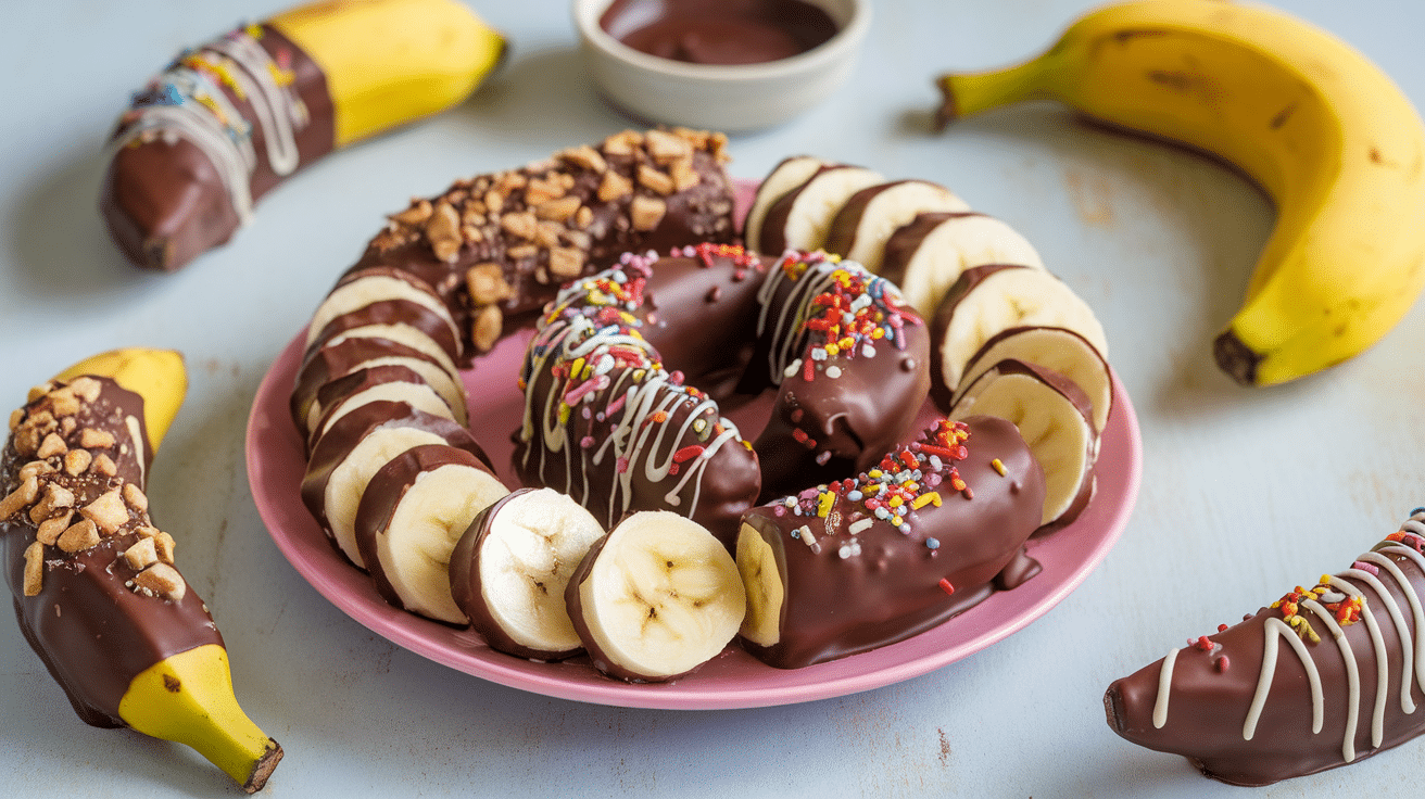 Delicious Chocolate Covered Bananas Recipe - Food Blasts