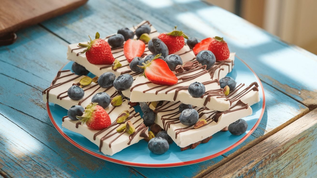 Refreshing Greek Yogurt Bark Recipe - Food Blasts