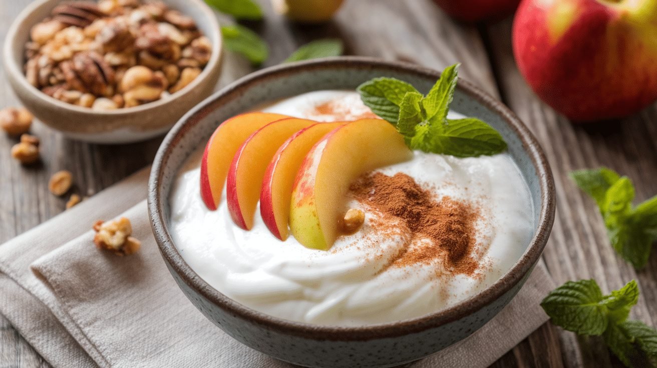 Delicious Cinnamon Apple Yogurt Bowls Recipe - Food Blasts