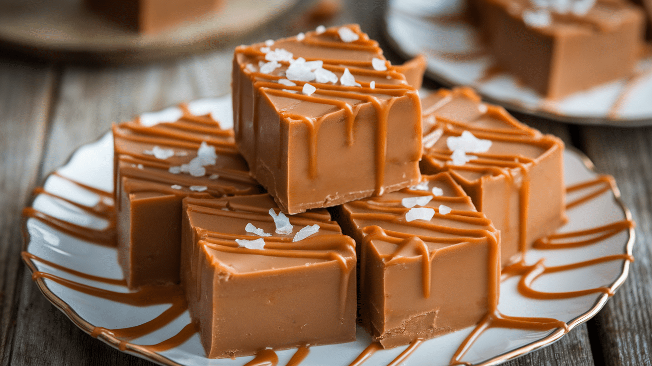 Decadent Salted Caramel Fudge Recipe - Food Blasts