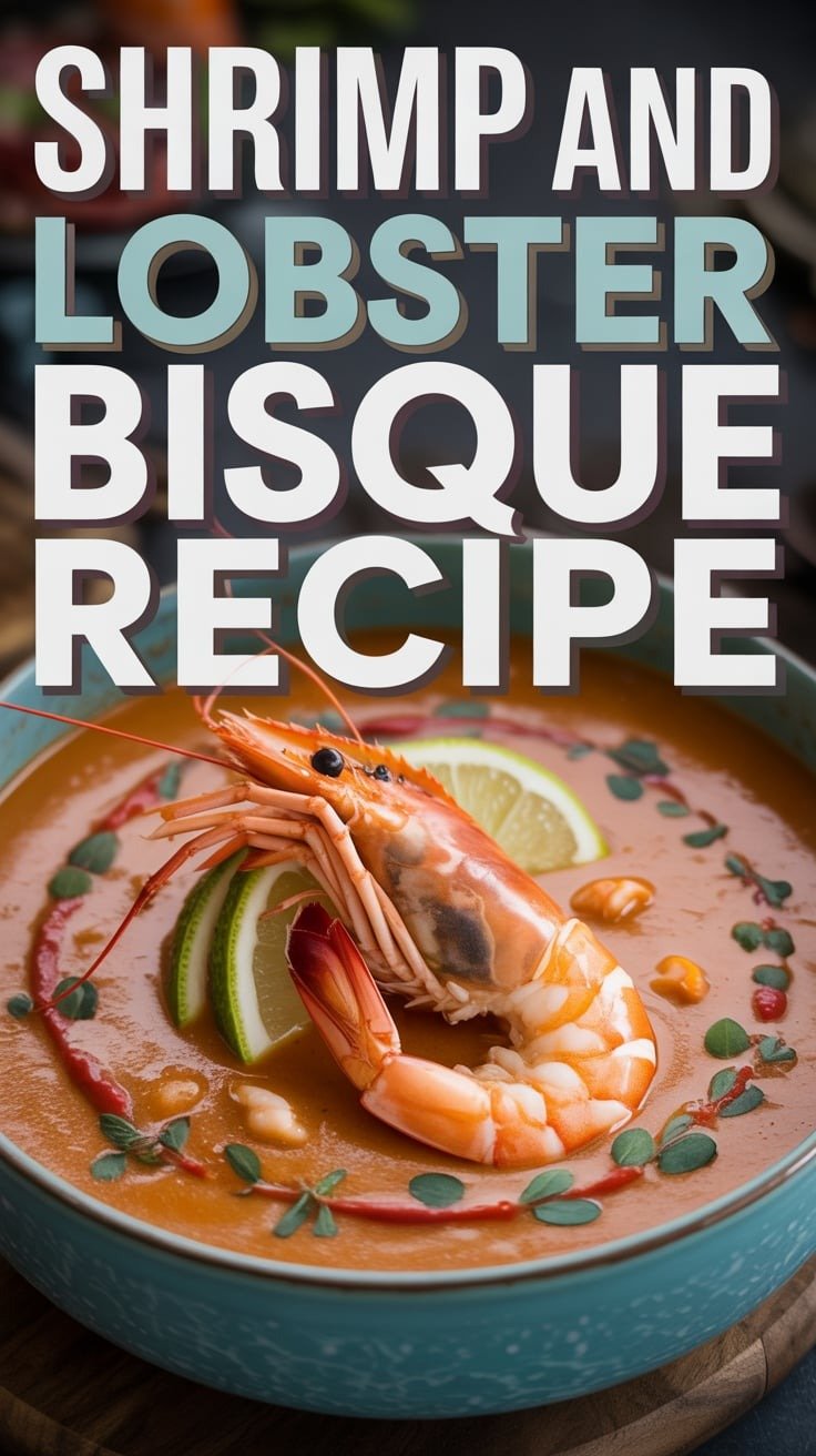 Luxurious Shrimp and Lobster Bisque Recipe - Food Blasts