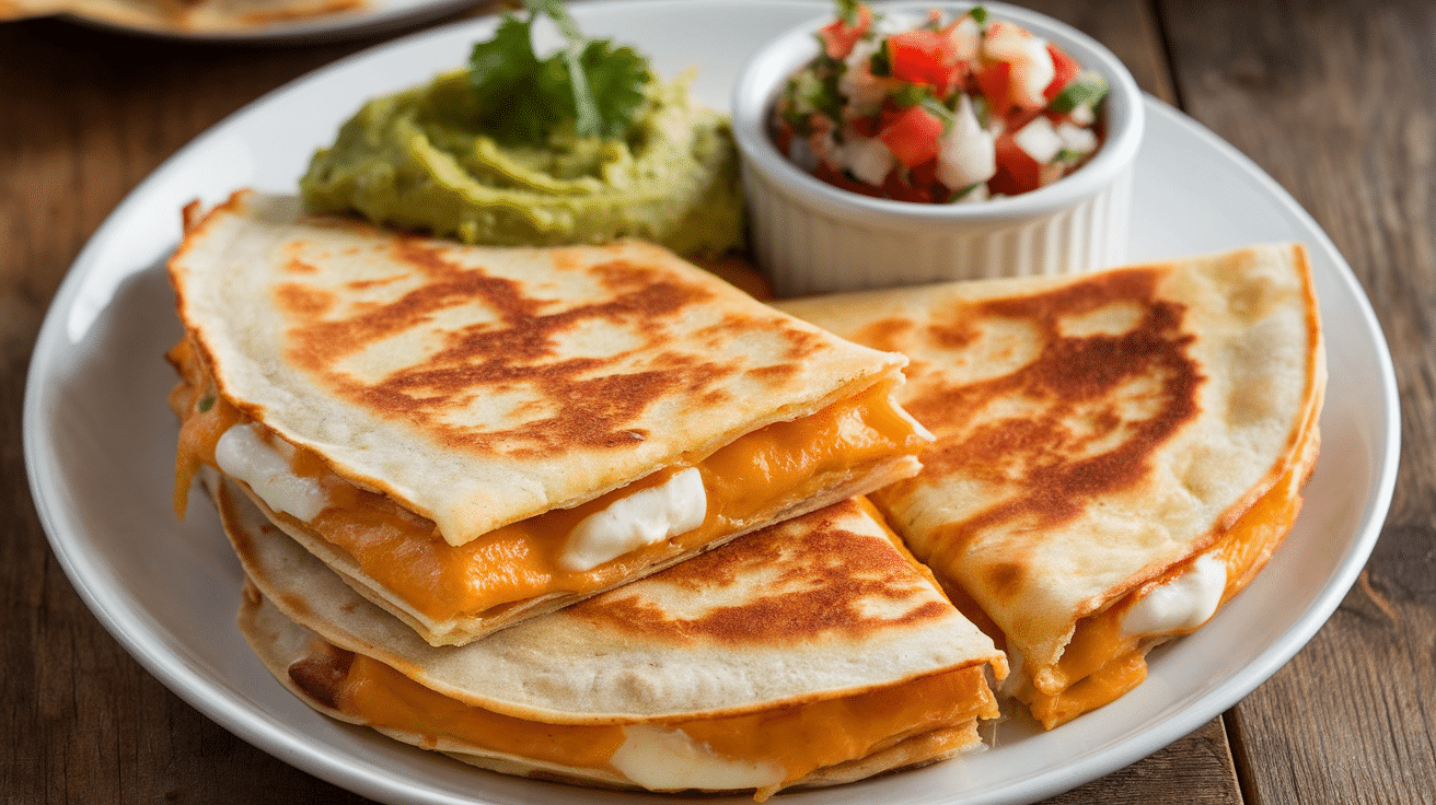 Delicious Cheese Quesadillas Recipe - Food Blasts