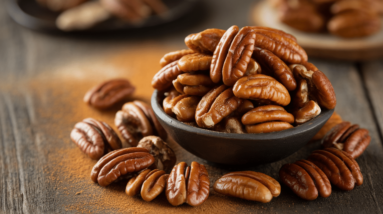 Sweet and Crunchy Candied Pecans Recipe - Food Blasts