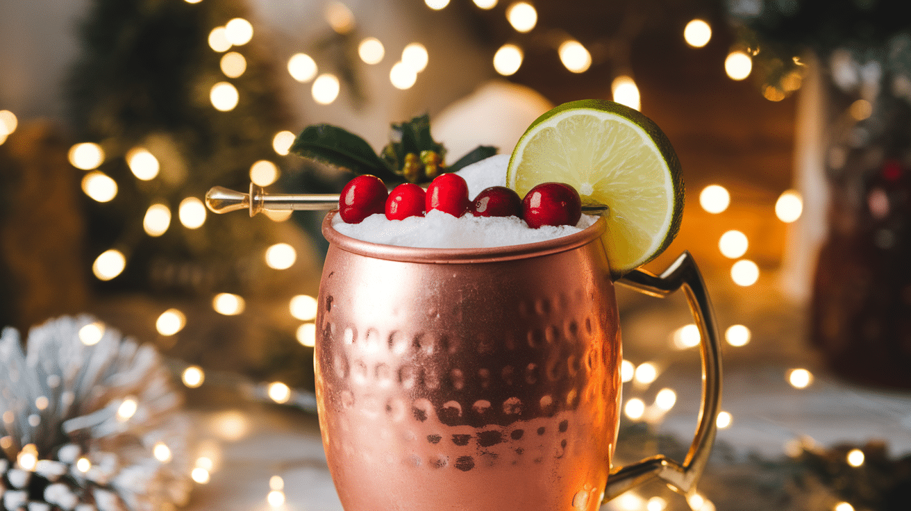 Refreshing Mistletoe Mule Cocktail Recipe - Food Blasts