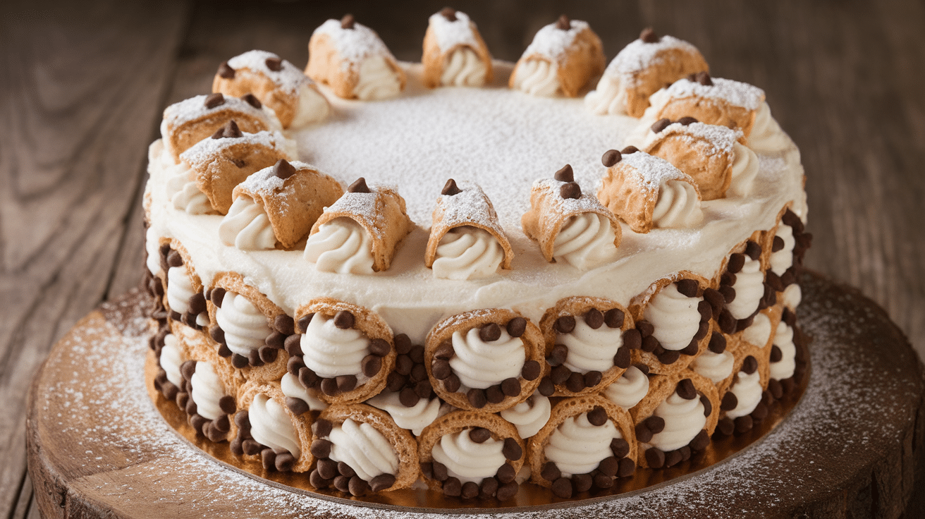 Delicious Cannoli Cake Recipe - Food Blasts