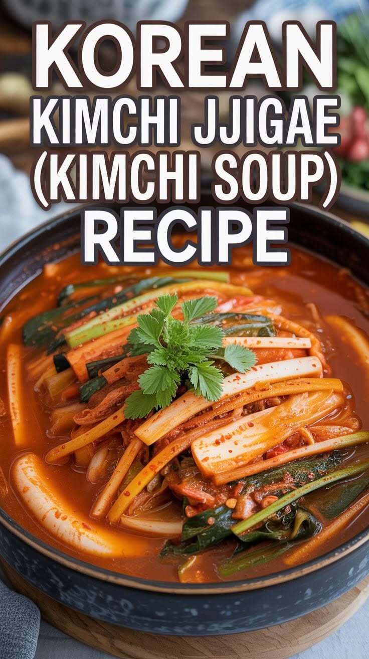 Spicy and Savory Korean Kimchi Jjigae (Kimchi Soup) - Food Blasts