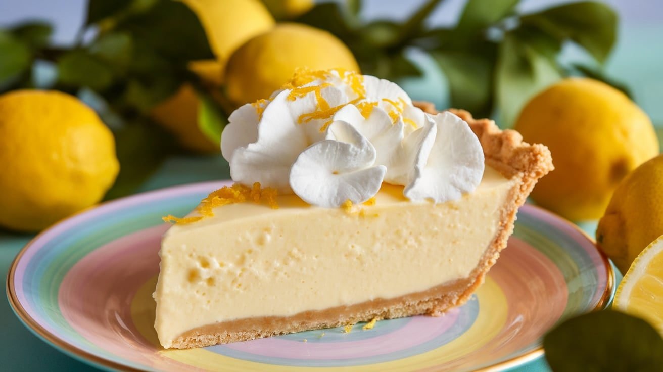 Refreshing Cream Cheese Lemonade Pie Recipe - Food Blasts