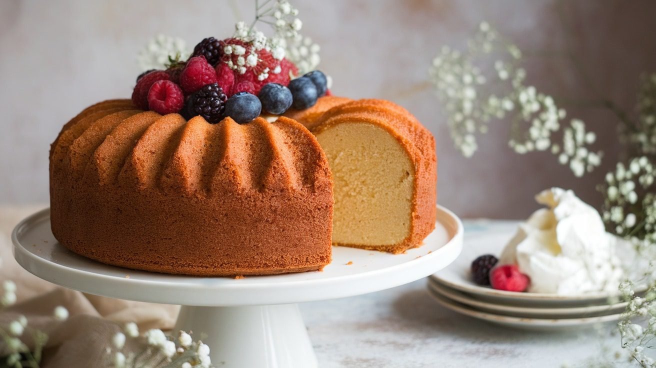 Decadent Million Dollar Pound Cake Recipe - Food Blasts