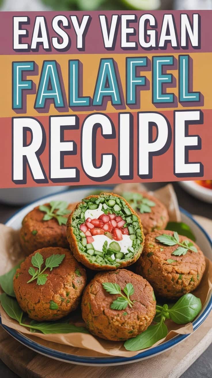 Crispy Vegan Falafel Recipe with Fresh Herbs - Food Blasts
