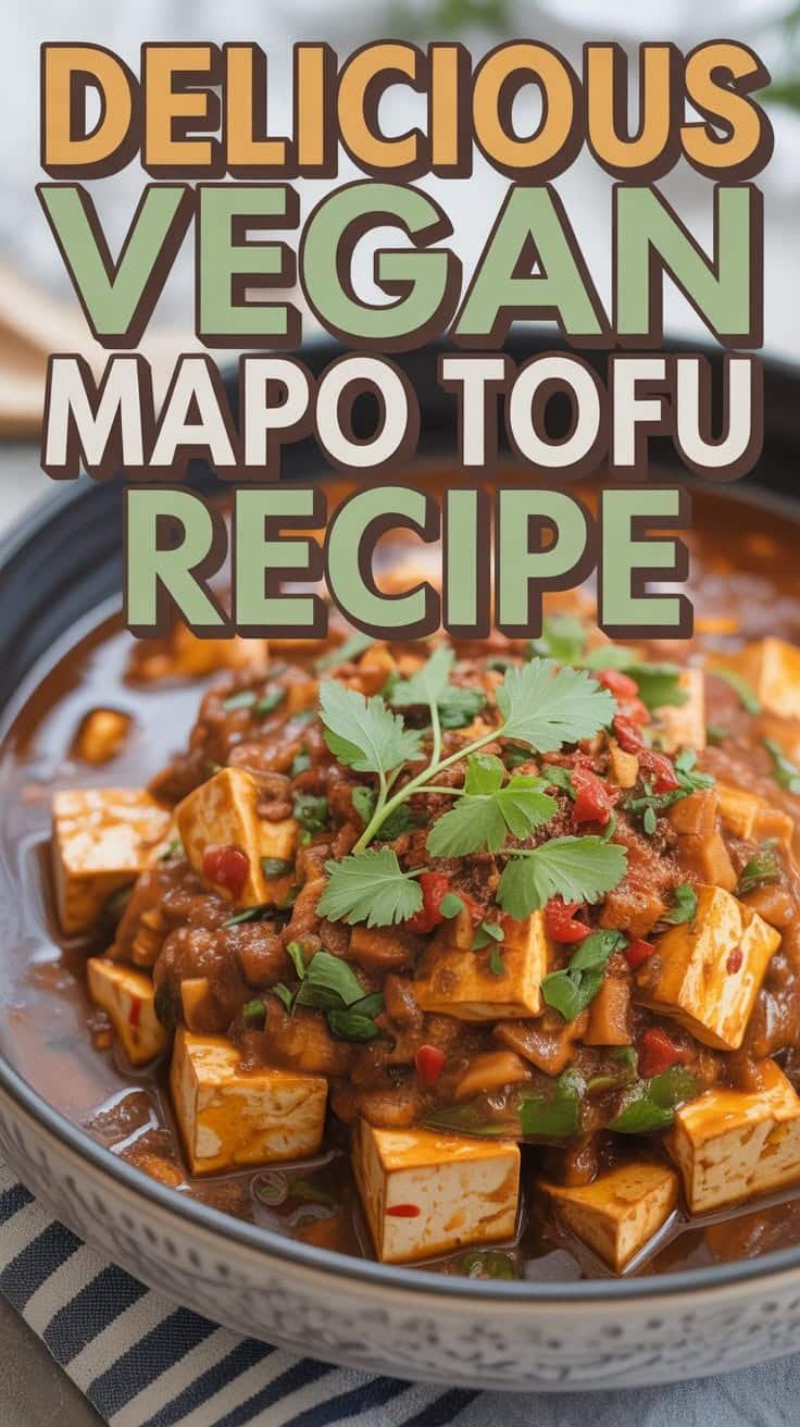 Spicy Vegan Mapo Tofu Recipe - Food Blasts