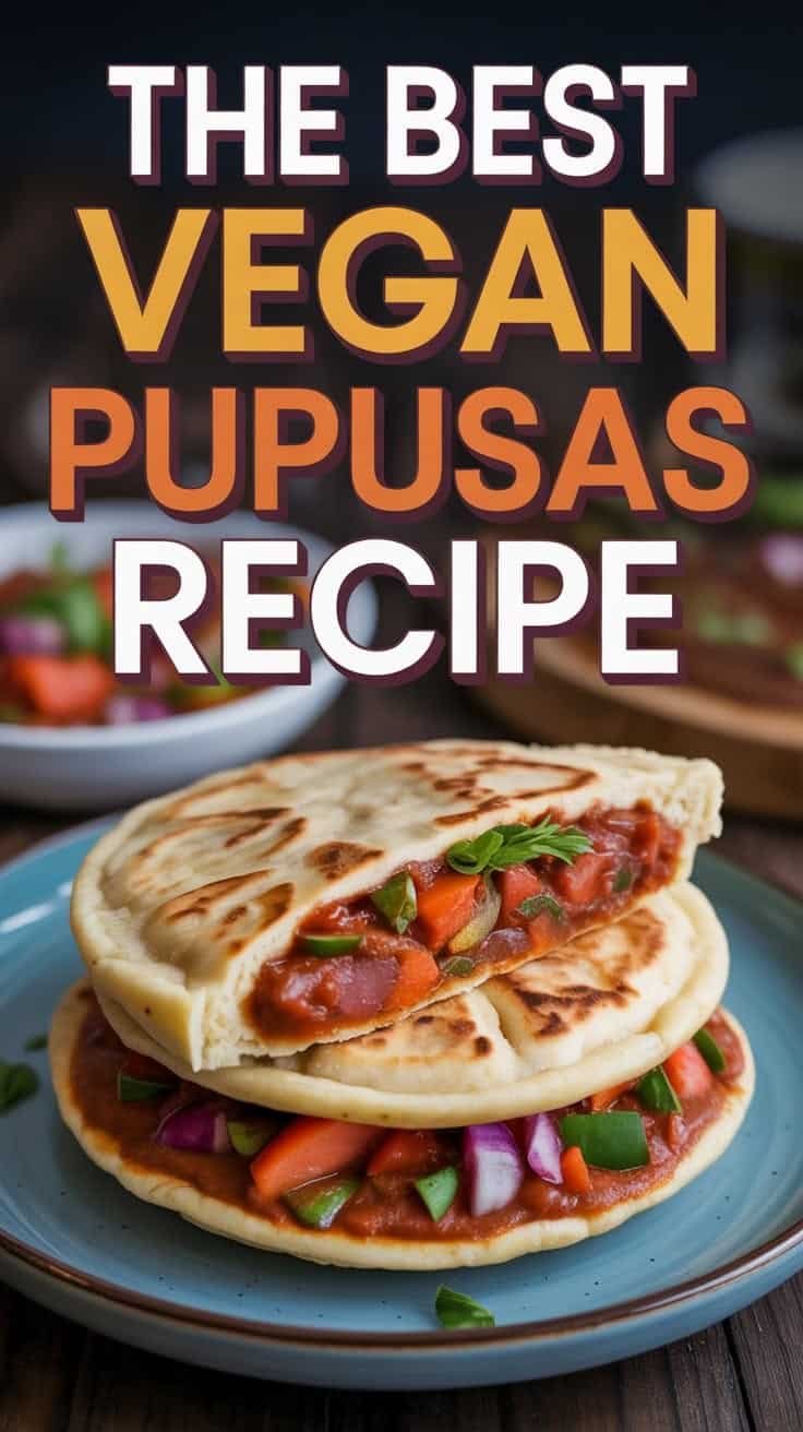 Savory Vegan Pupusas Recipe with Refried Beans and Cheese - Food Blasts