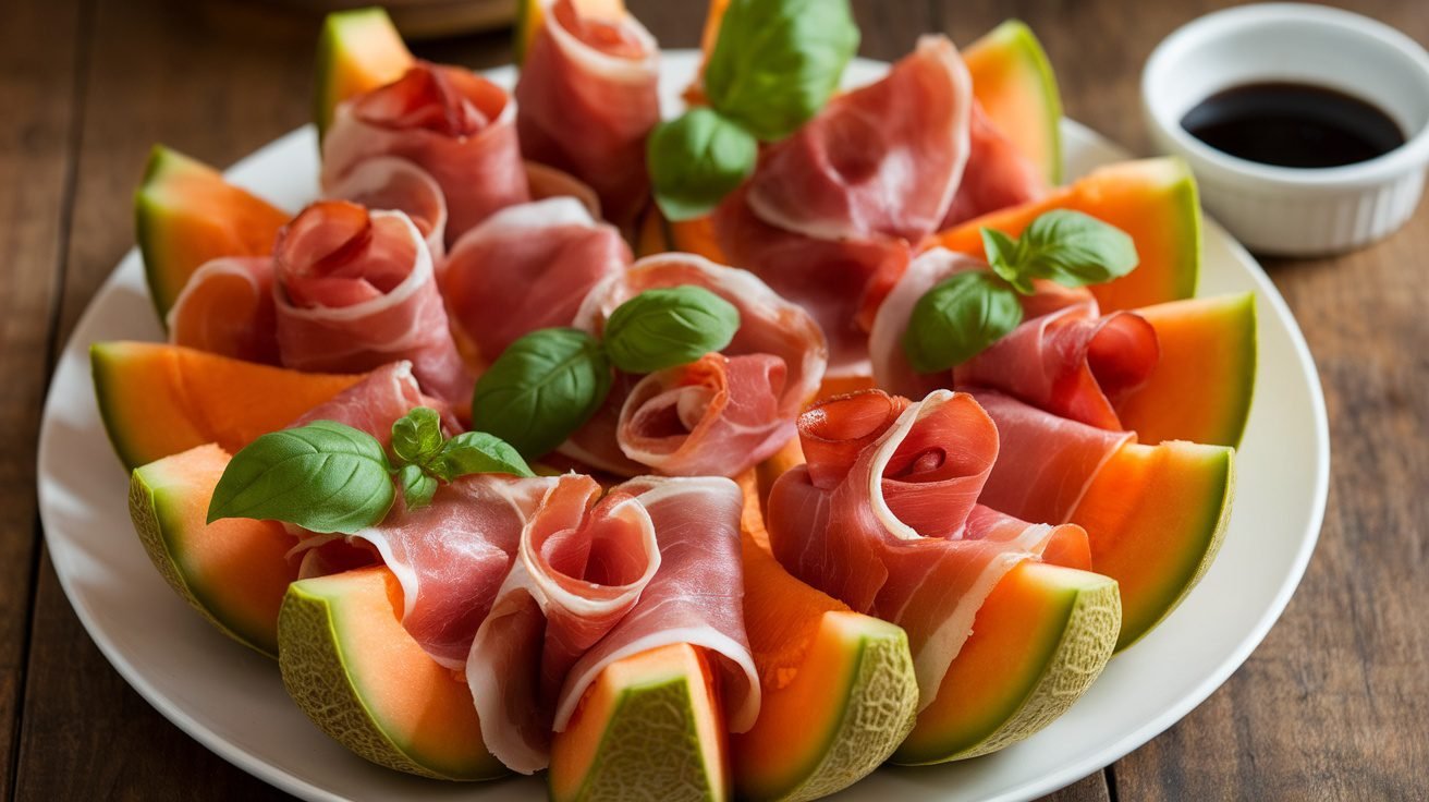 Savory Prosciutto-Wrapped Melon Appetizer - Food Blasts
