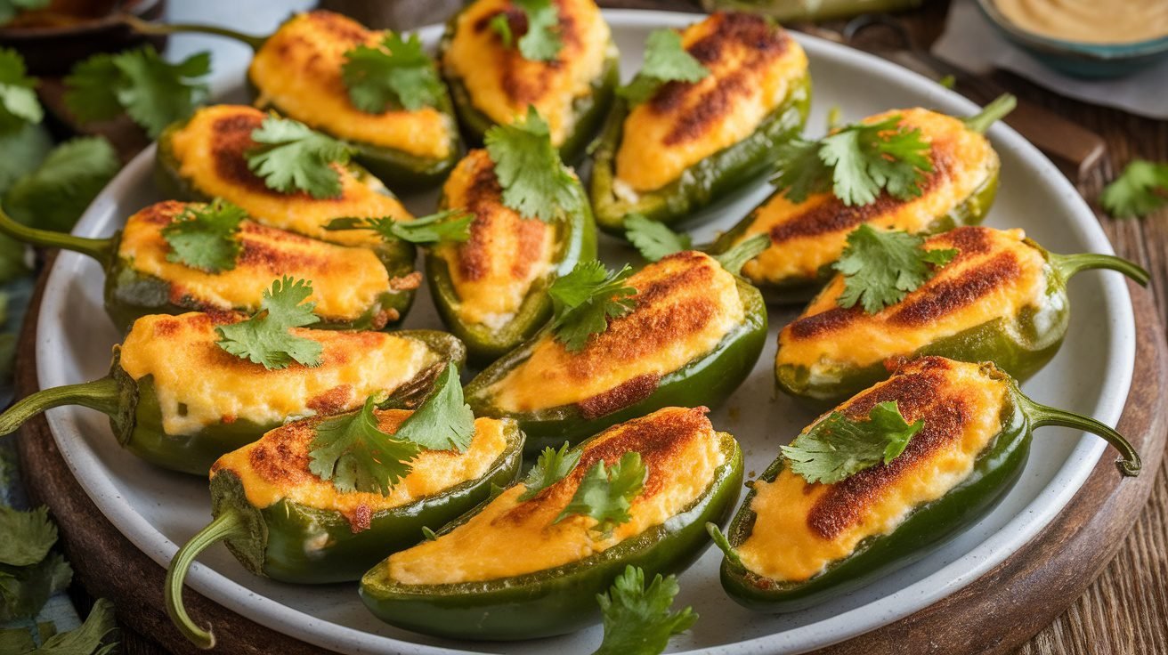 Spicy Cheese-Stuffed Jalapeños - Food Blasts