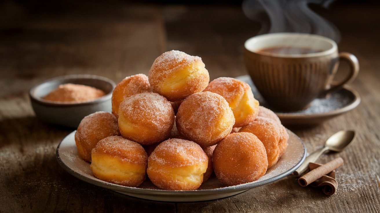 Delicious Cinnamon-Sugar Donut Holes Recipe - Food Blasts