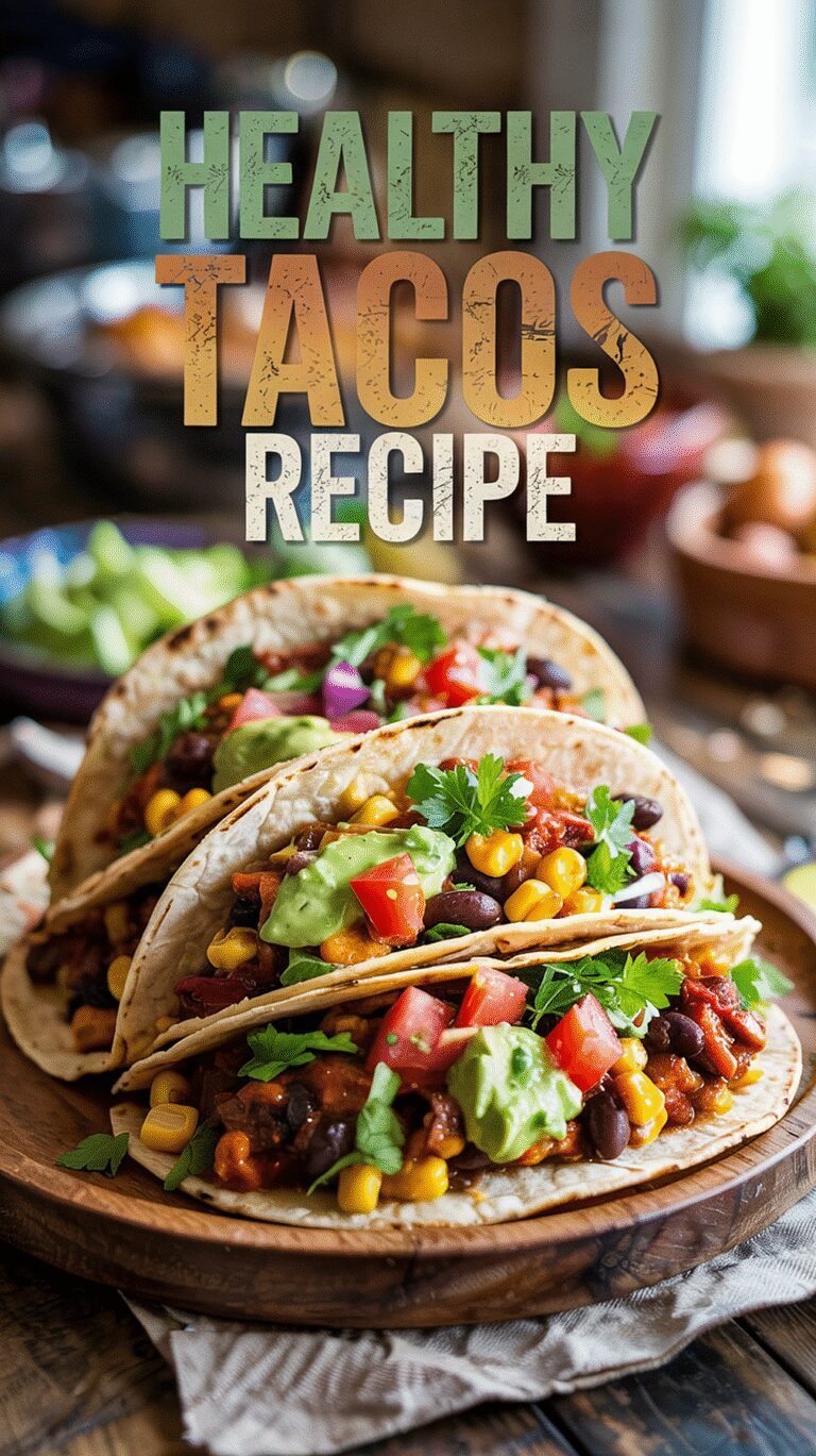 Fresh and Flavorful Healthy Tacos Recipe - Food Blasts