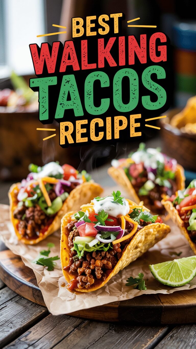 Savory Walking Tacos Recipe - Food Blasts