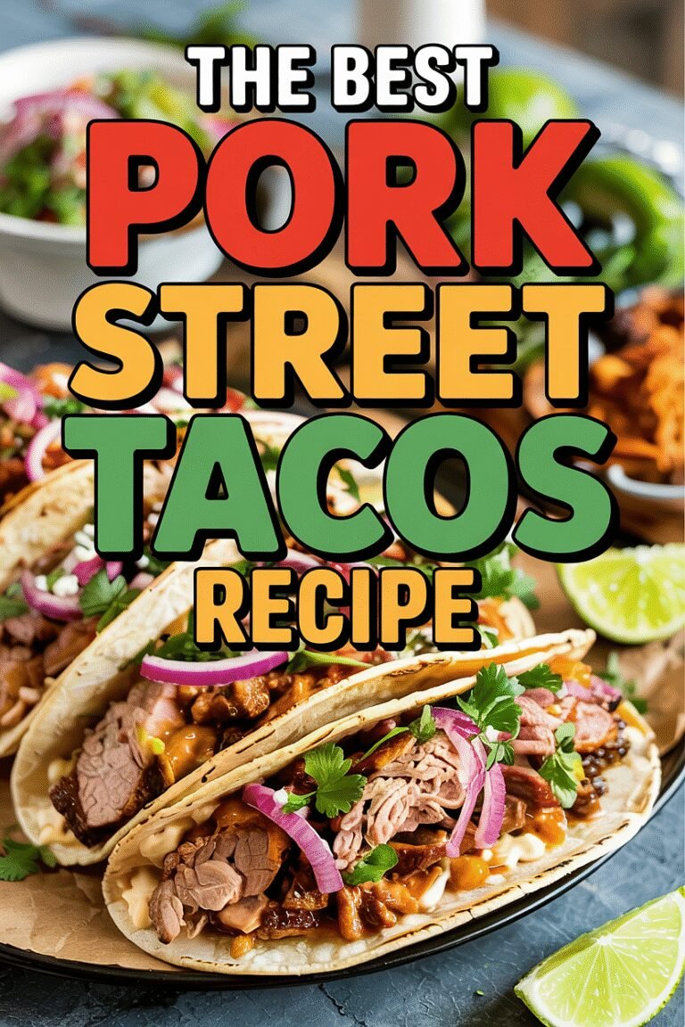 Savory Pork Street Tacos Recipe - Food Blasts