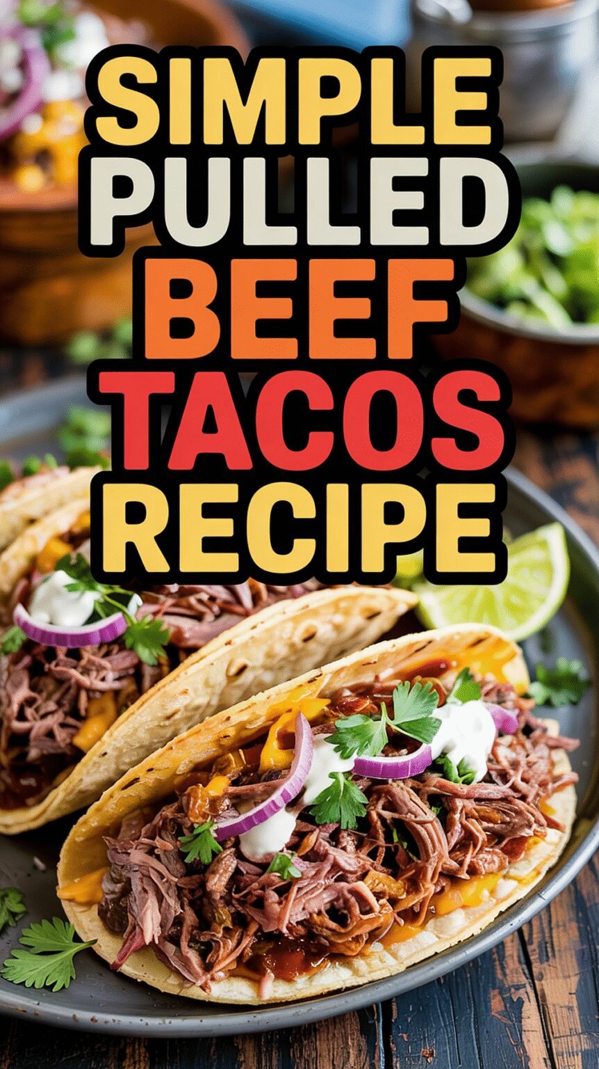 Savory Pulled Beef Tacos Recipe - Food Blasts