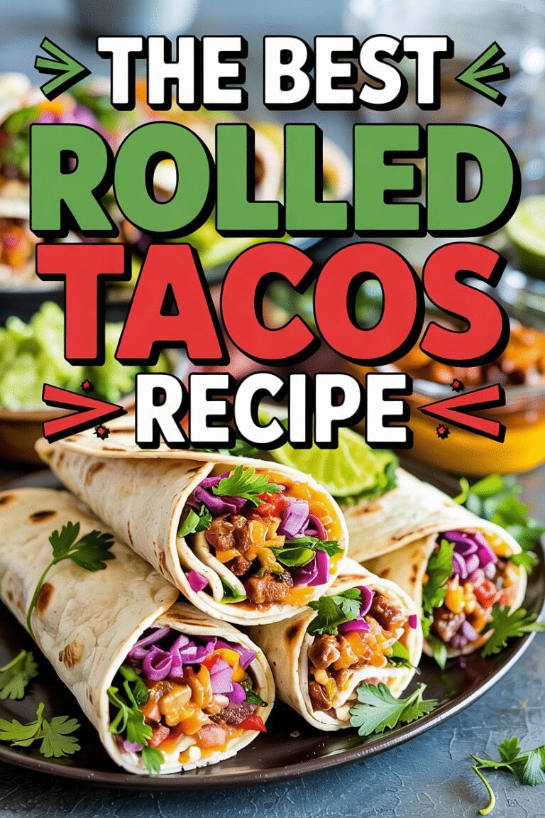 Crispy Rolled Tacos Recipe - Food Blasts