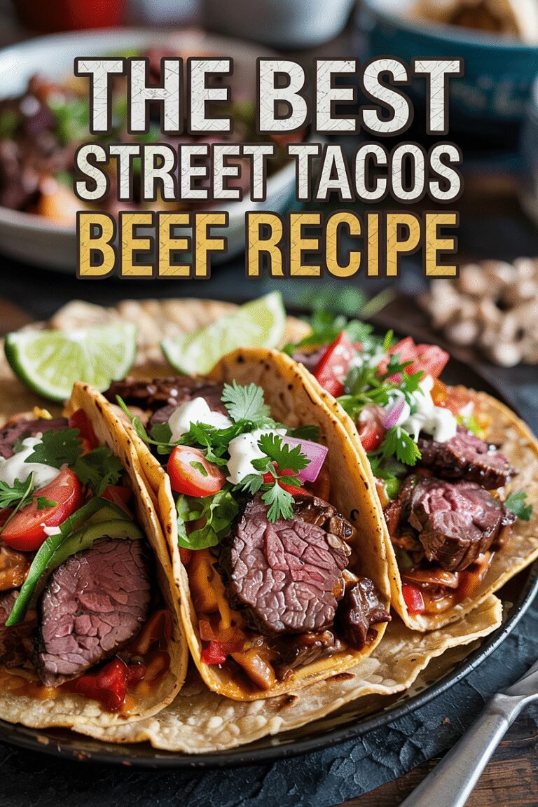 Authentic Beef Street Tacos Recipe - Food Blasts