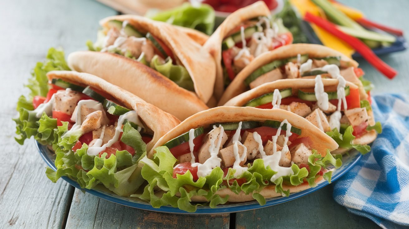 Delicious Chicken Pita Pockets Recipe - Food Blasts