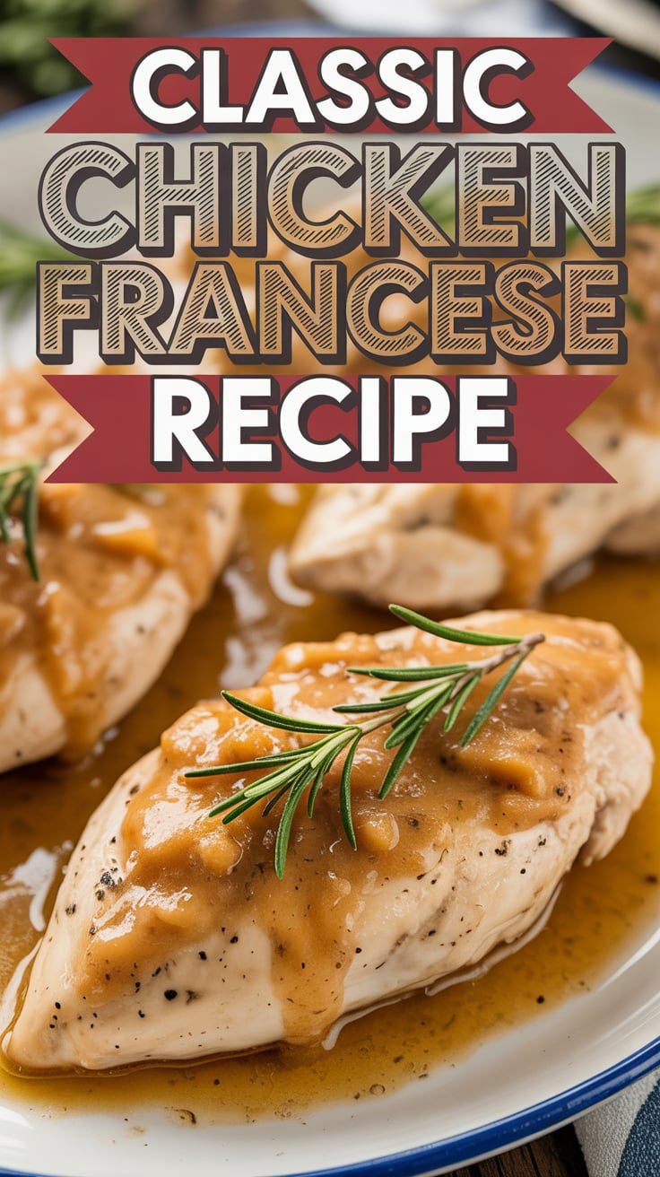 Classic Chicken Francese Recipe - Food Blasts