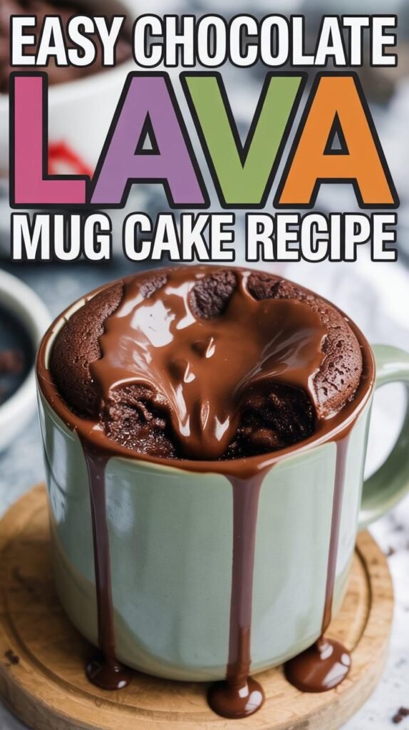 Decadent Chocolate Lava Mug Cake Recipe - Food Blasts