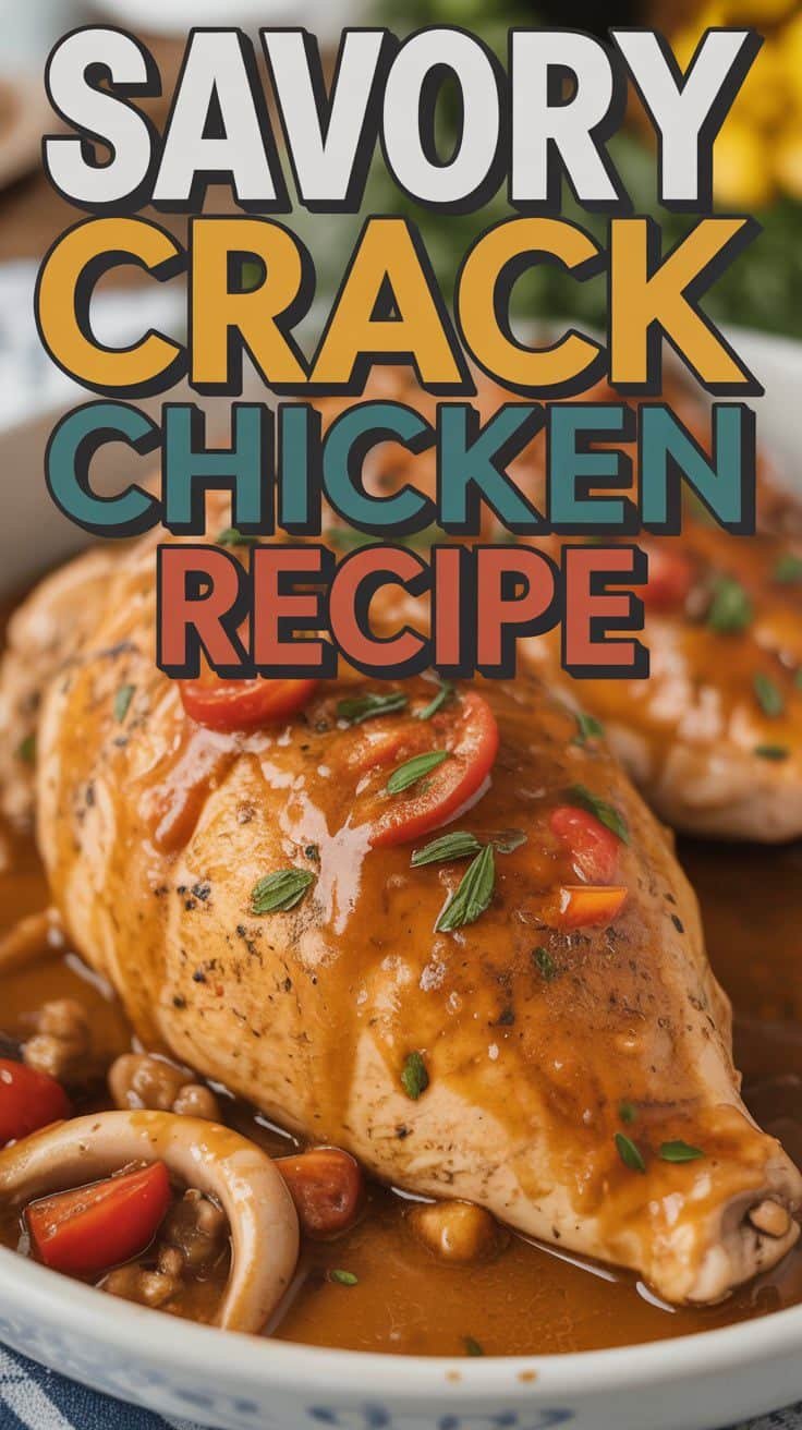 Savory Crack Chicken Recipe - Food Blasts