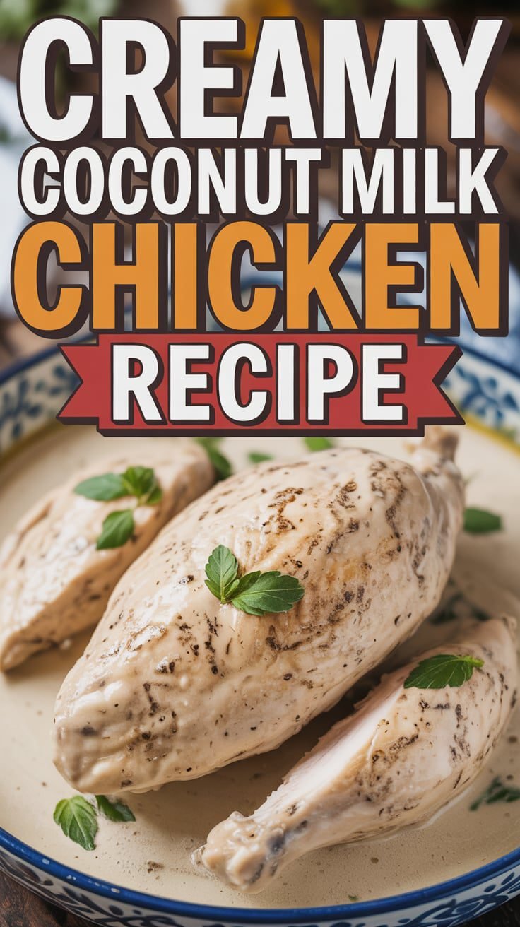 Delicious Creamy Coconut Milk Chicken Recipe - Food Blasts