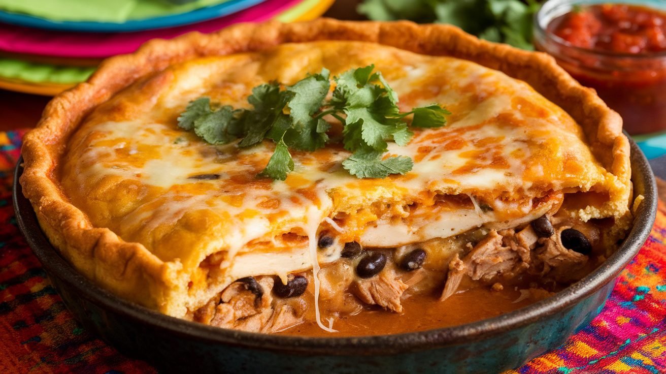 Savory Chicken Tamale Pie Recipe - Food Blasts