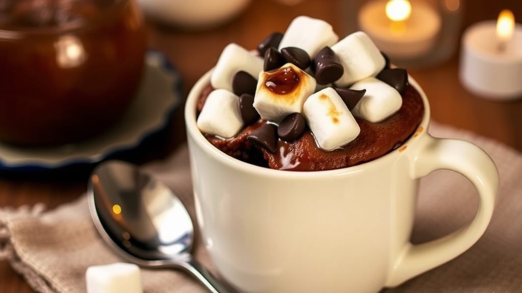 Chocolate Marshmallow Mug Cake: A Quick and Decadent Dessert - Food Blasts