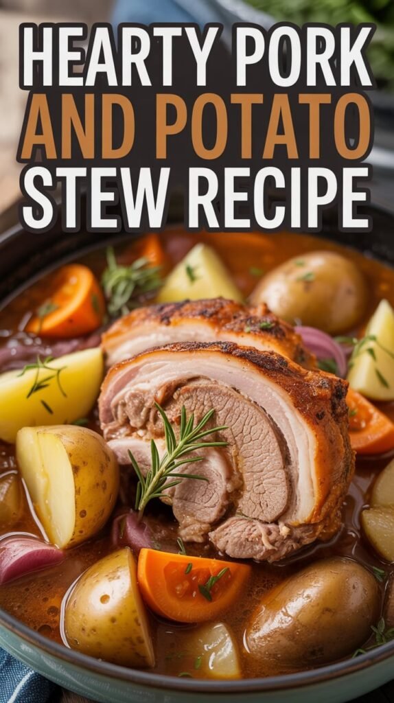 Hearty Pork and Potato Stew Recipe - Food Blasts
