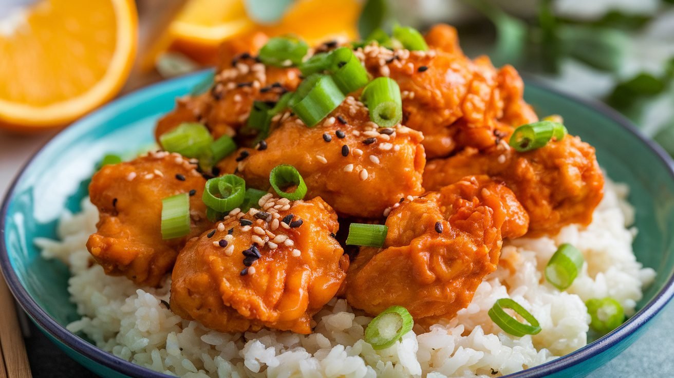 Crispy Orange Chicken Recipe - Food Blasts