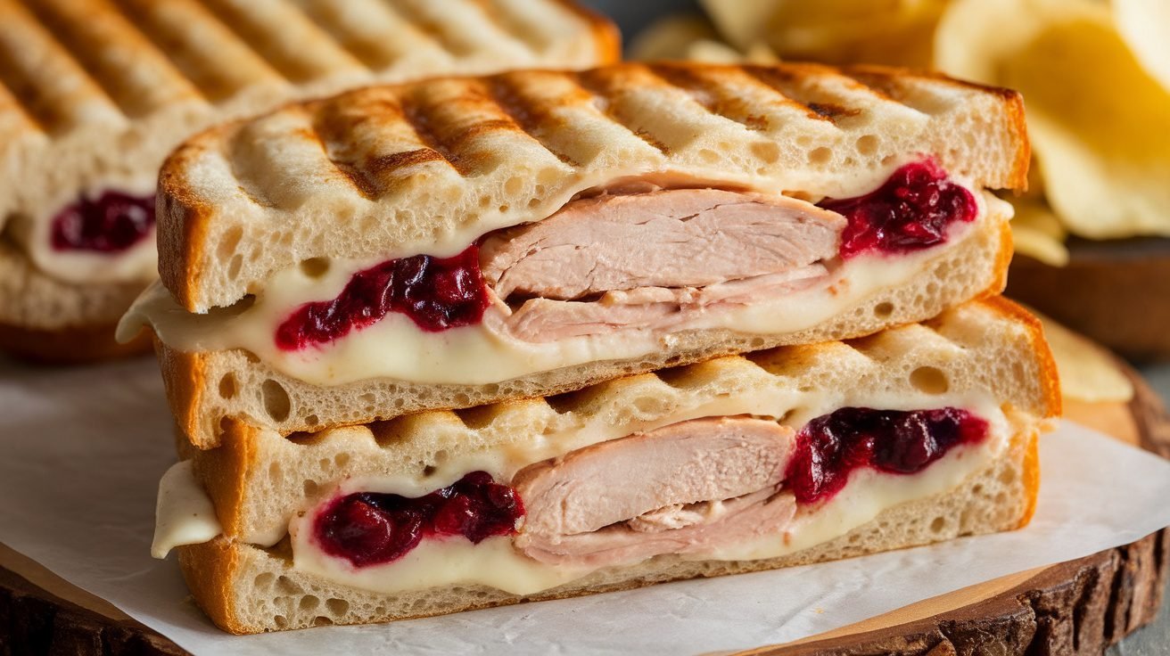 Delicious Chicken and Cranberry Panini Recipe - Food Blasts