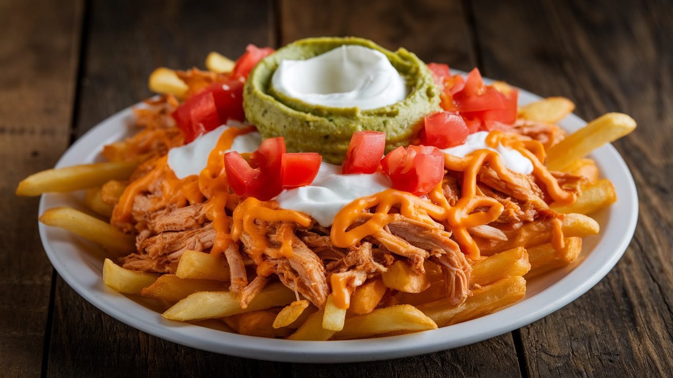 Loaded Chicken Taco Fries Delight - Food Blasts